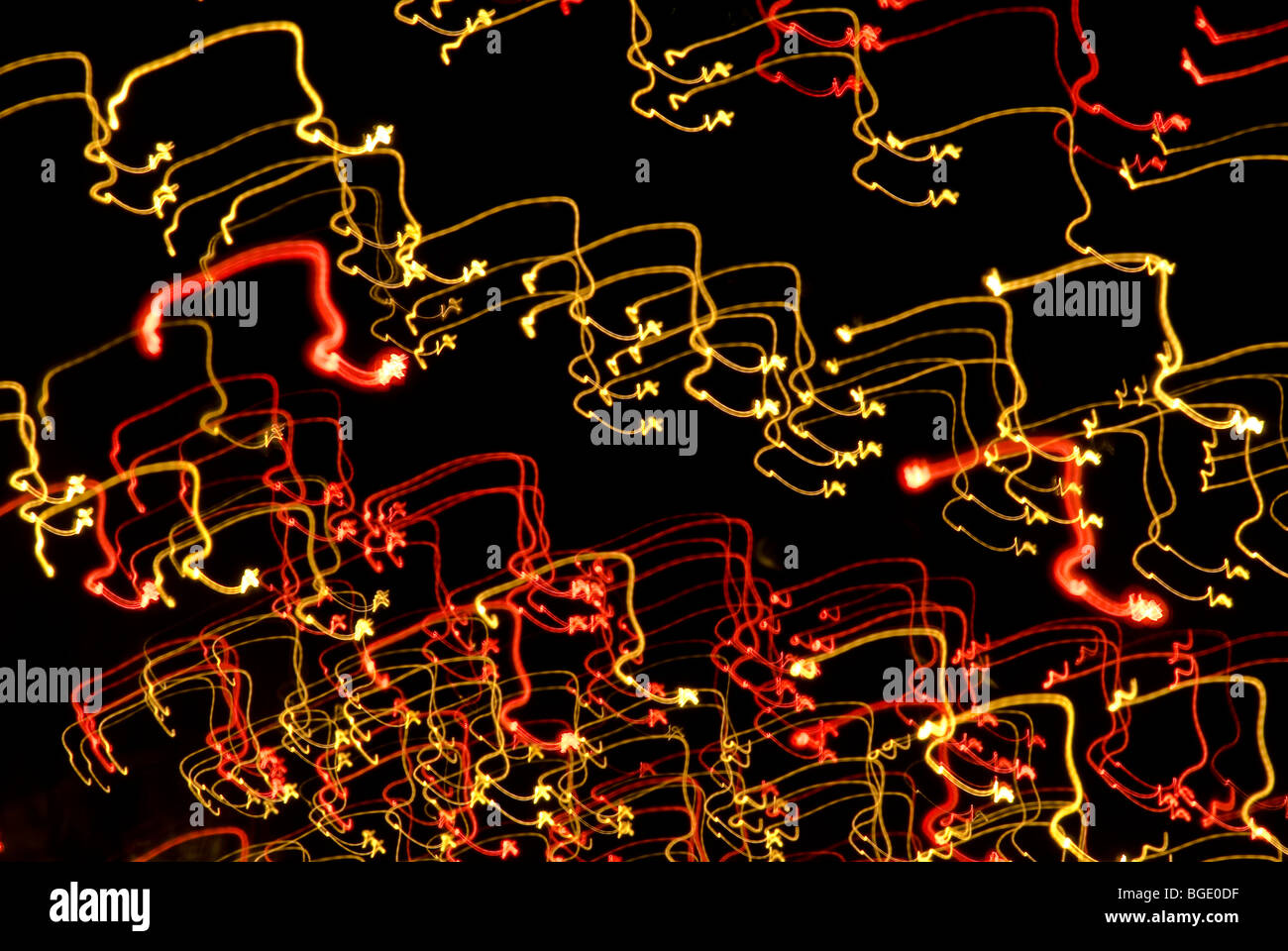 Abstract sculpture of lights Stock Photo - Alamy