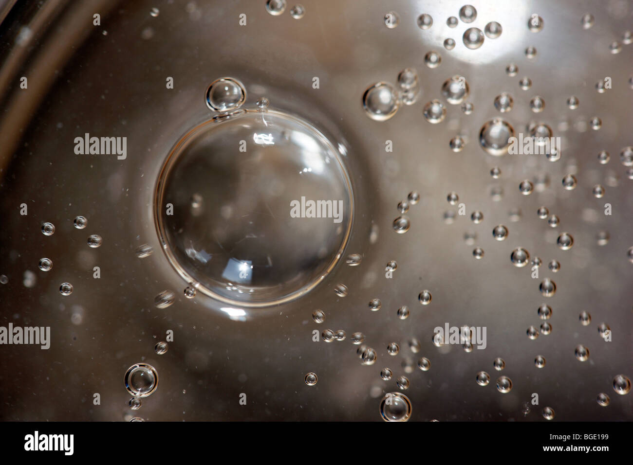blisters in a fluid, mineral water Stock Photo - Alamy