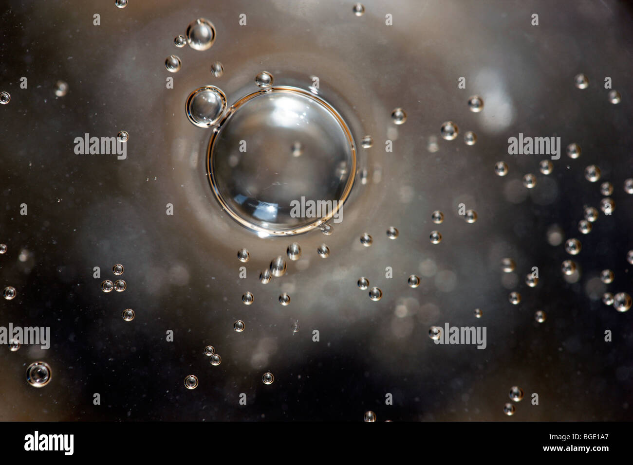 blisters in a fluid, mineral water Stock Photo - Alamy