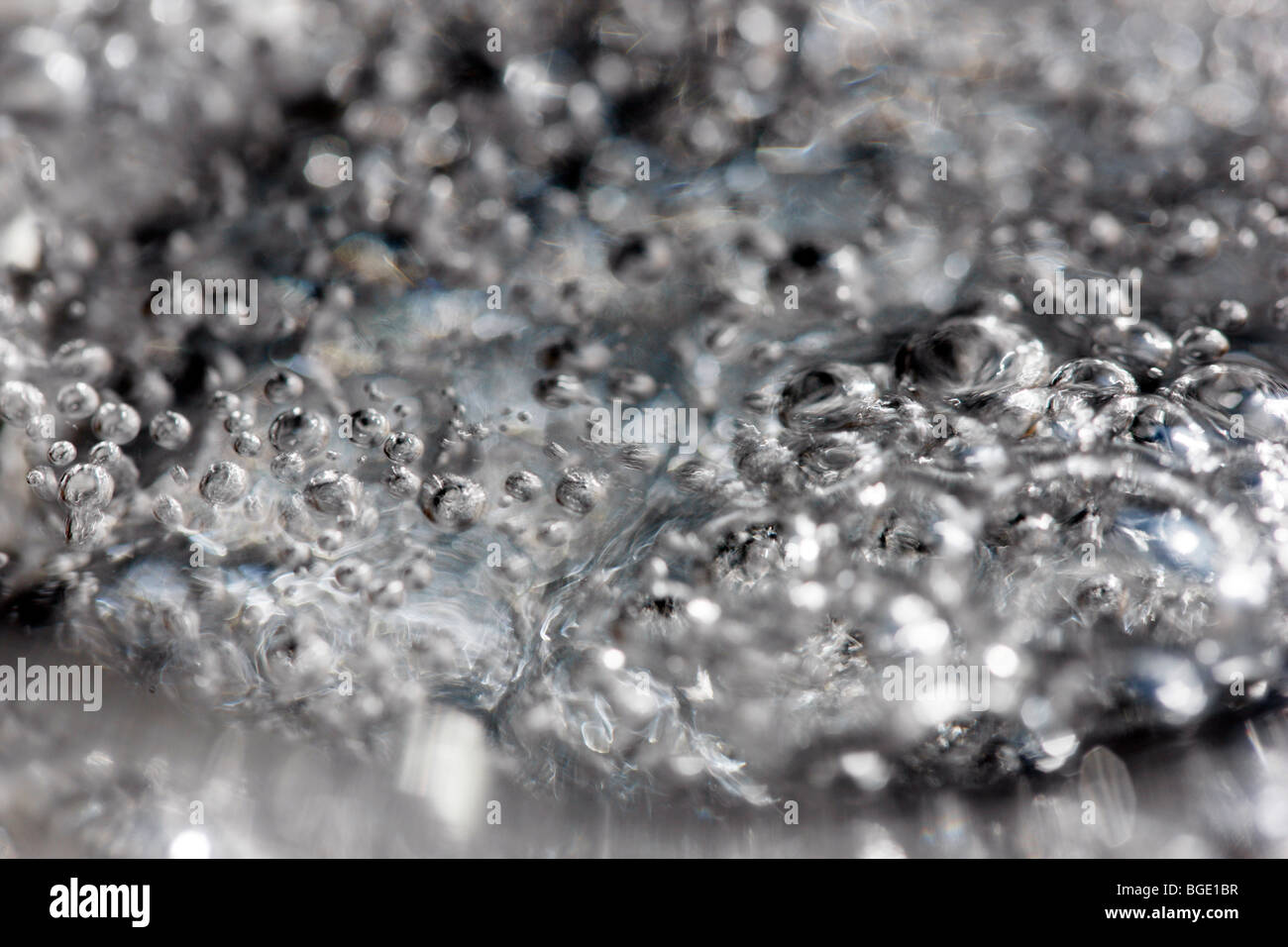 blisters in a fluid, mineral water Stock Photo - Alamy