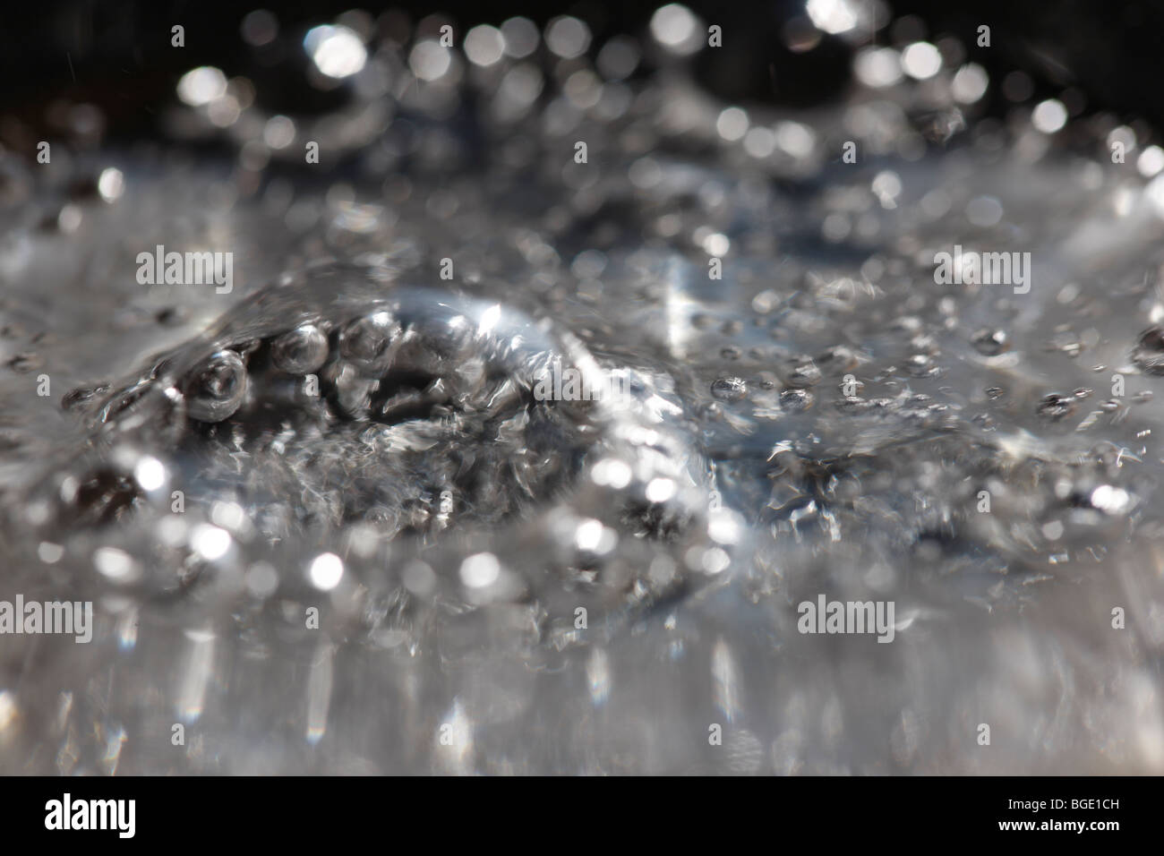 blisters in a fluid, mineral water Stock Photo - Alamy