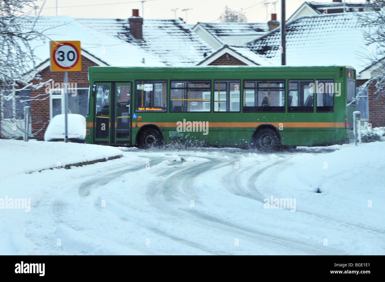 Village single decker bus hi-res stock photography and images - Alamy