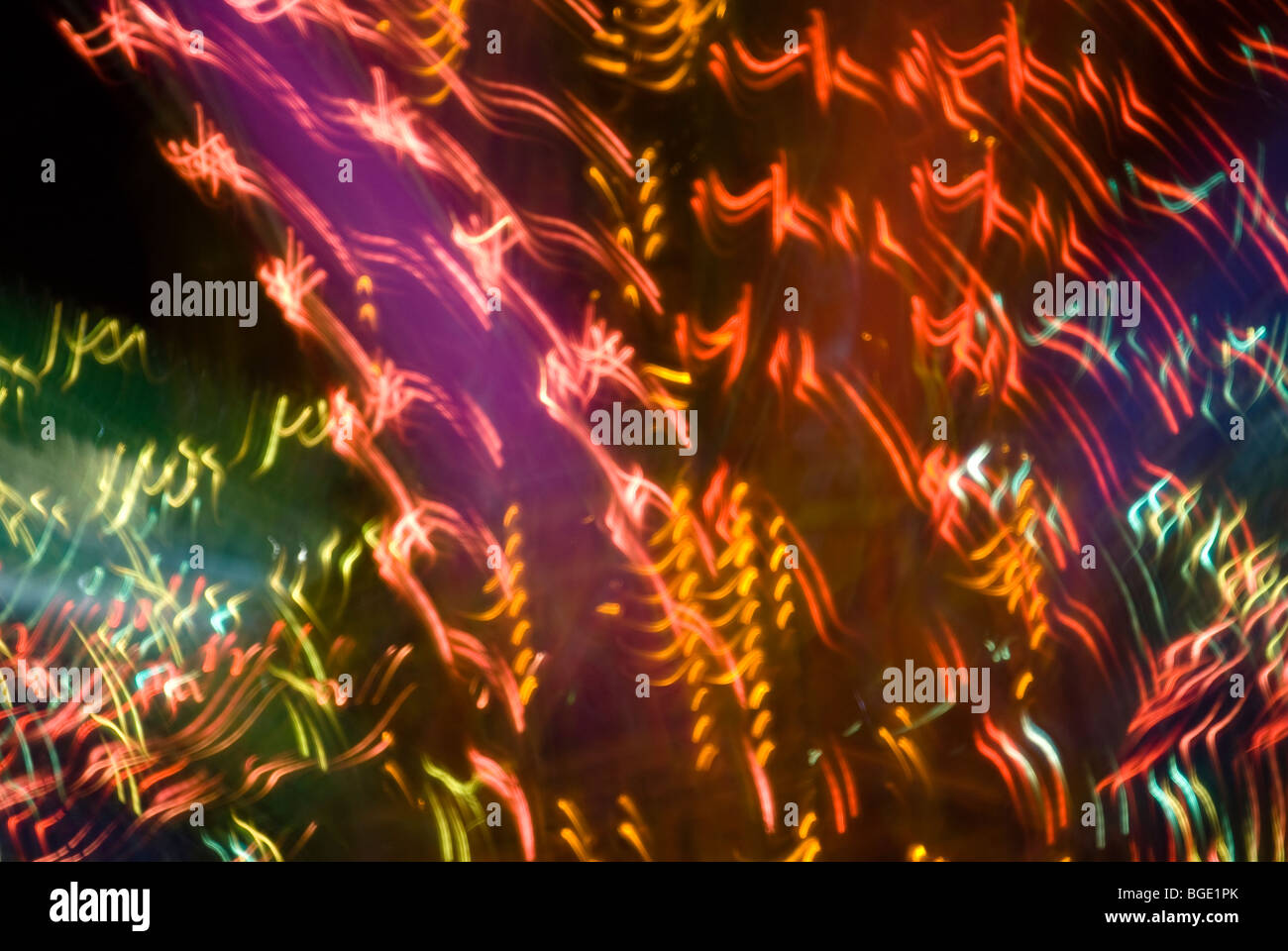 Abstract sculpture of lights Stock Photo - Alamy