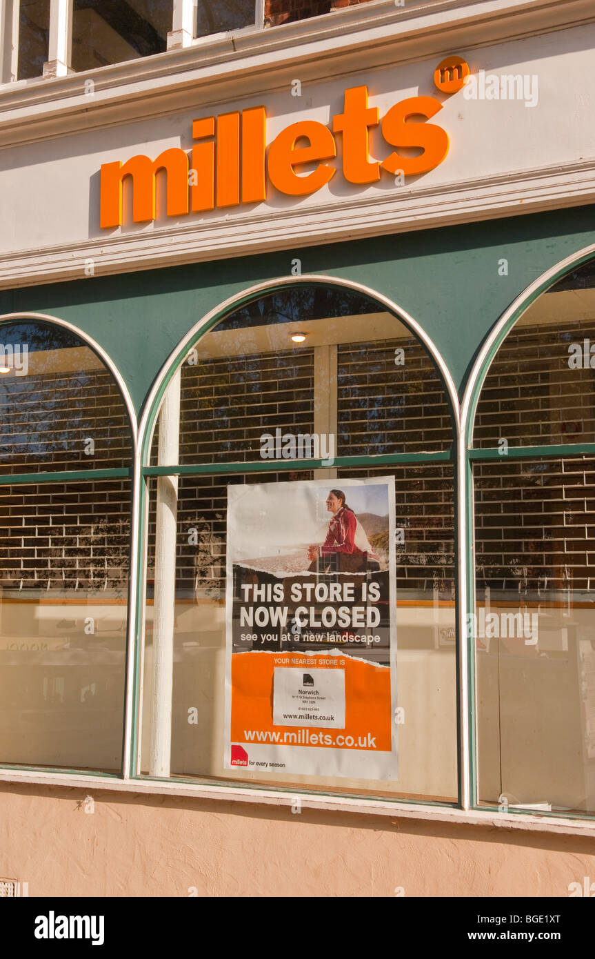 Millets sign hi-res stock photography and images - Alamy