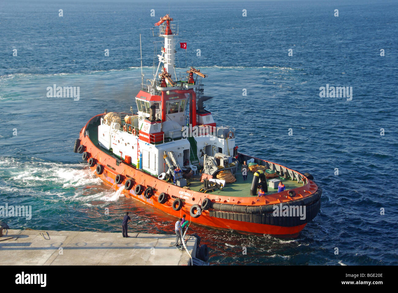 Tugboat crew man hi-res stock photography and images - Alamy