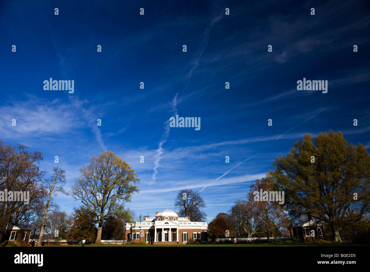 Monticello, home of Thomas Jefferson, Charlottesville, Virginia, USA ...