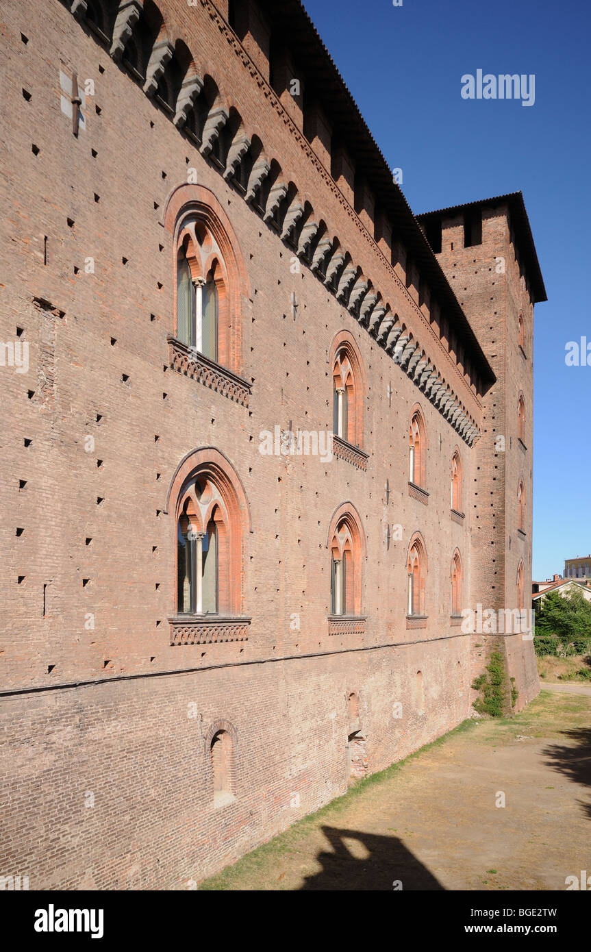 Castle of the Visconti Castello Visconteo brick building Municipal ...