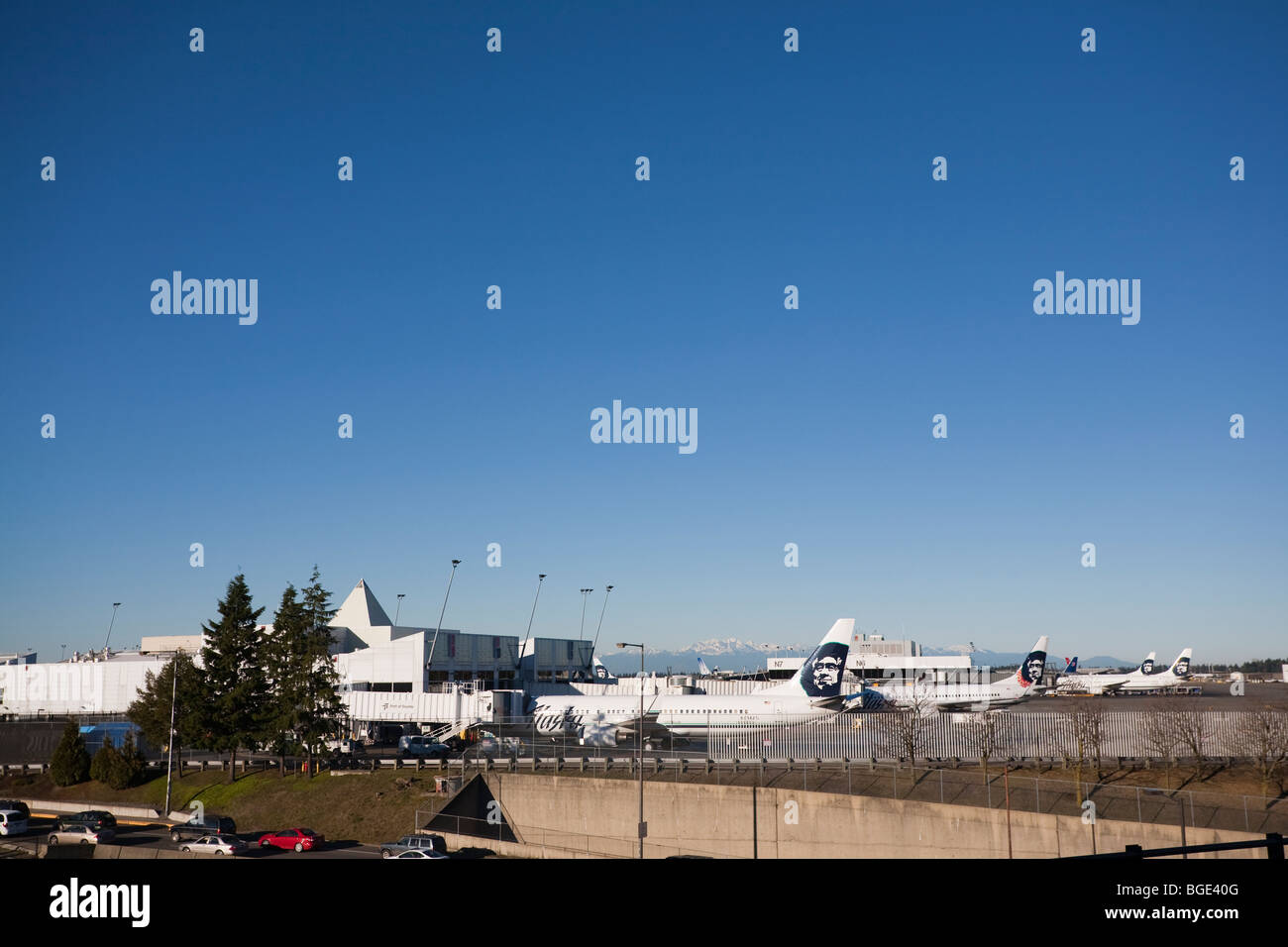 Alaska Airlines Jets at Seattle-Tacoma International Airport - Seattle ...