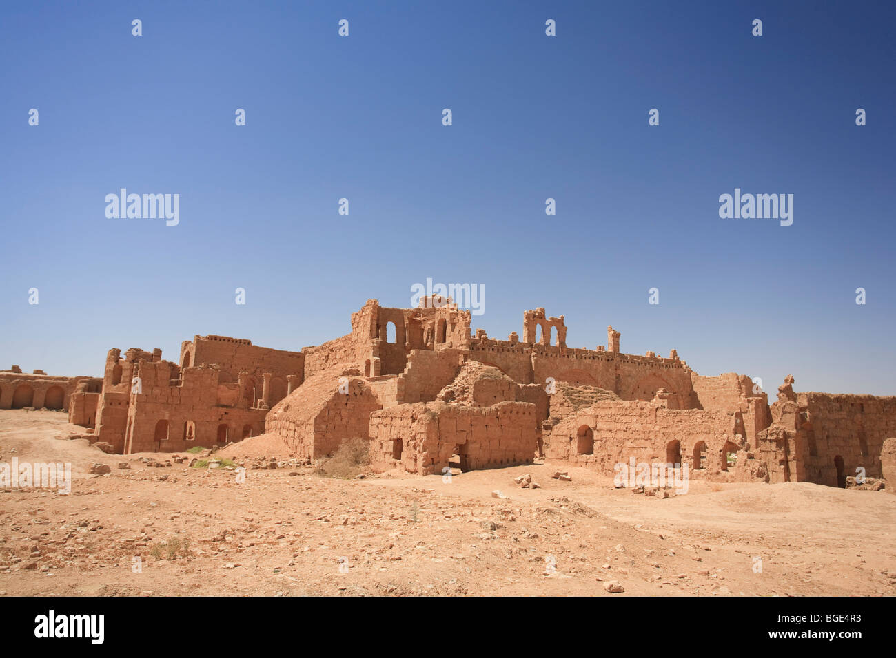Syria, Central Desert, ruins of ancient Rasafa Walled City (3rd Century ...