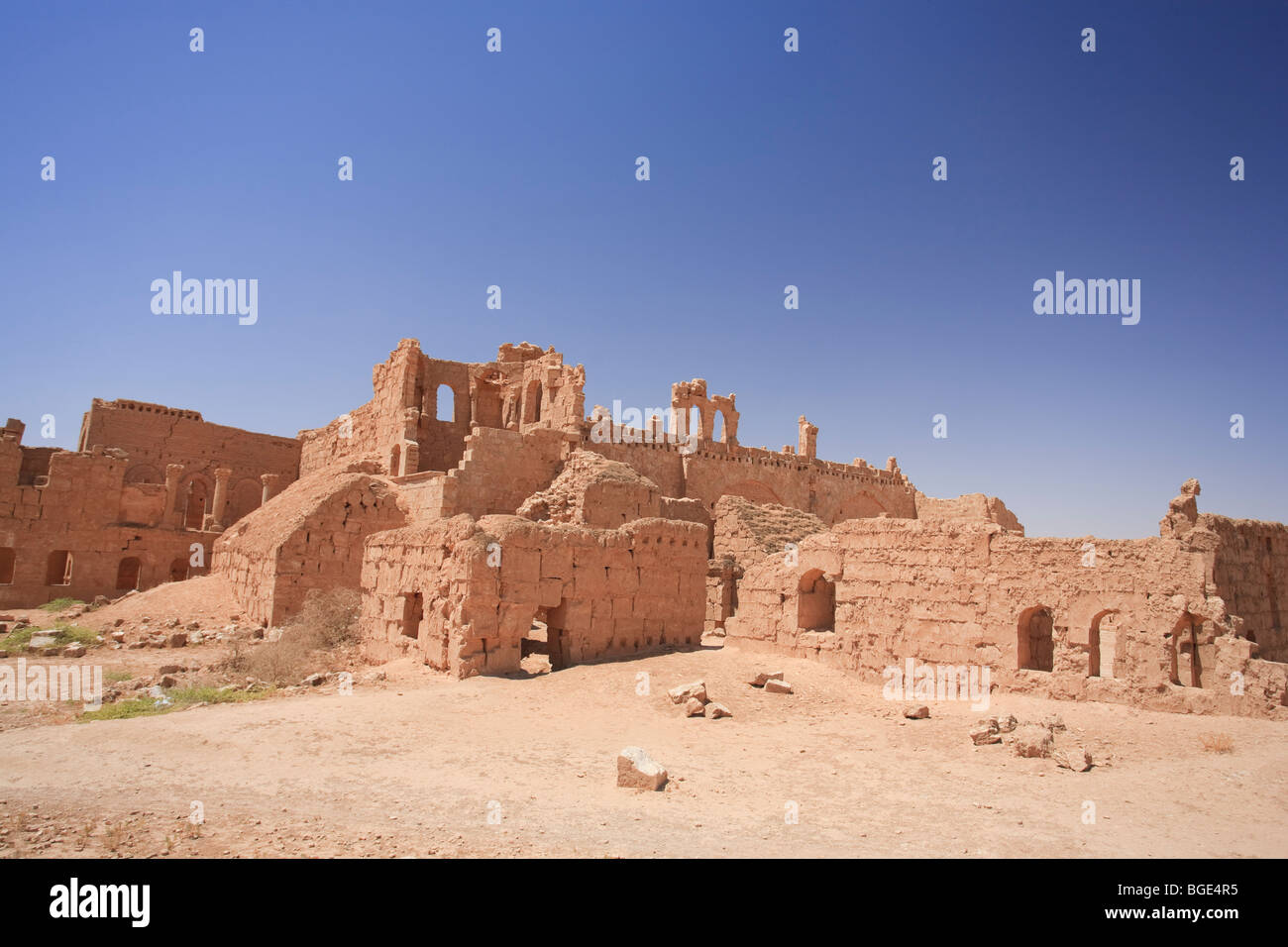 Syria, Central Desert, ruins of ancient Rasafa Walled City (3rd Century ...