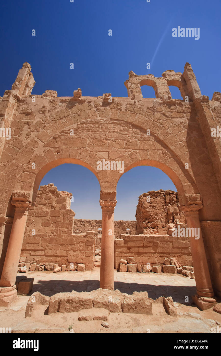 Syria, Central Desert, ruins of ancient Rasafa Walled City (3rd Century ...