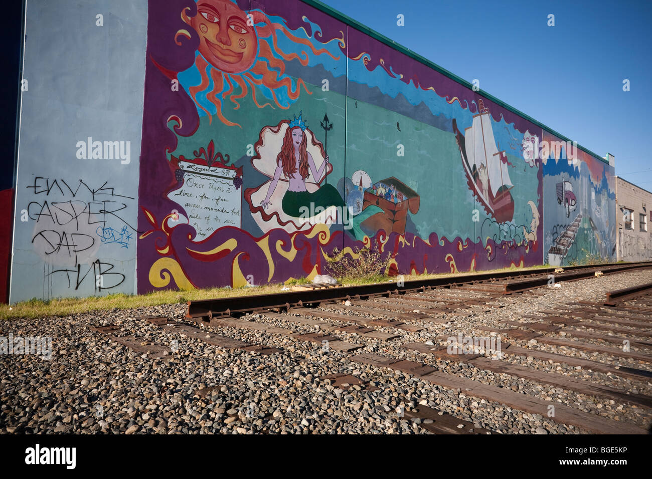 SODO Urban Arts Corridor - Seattle, Washington Stock Photo - Alamy