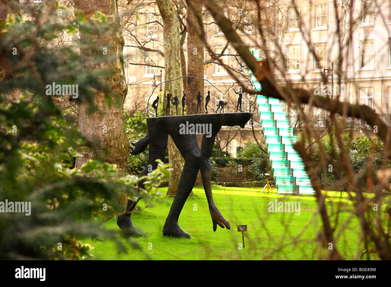 Modern,contemporary sculpture,situated in Wilton Crescent in the heart ...