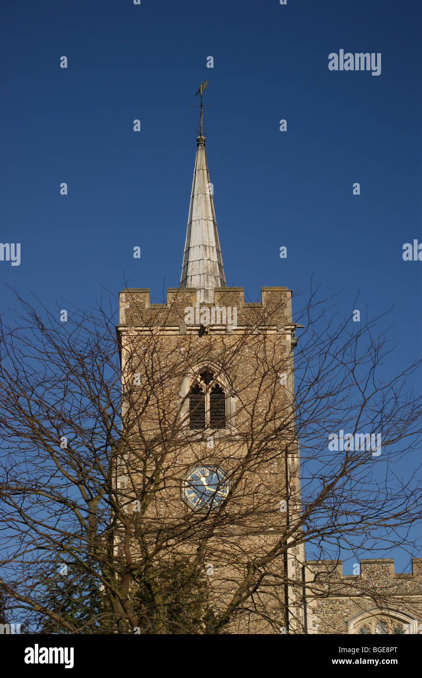St. Mary the Virgin church, Ware, Hertfordshire, England Stock Photo ...