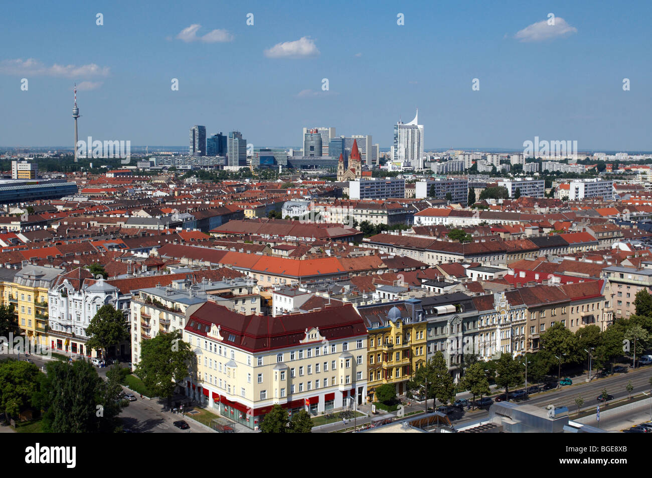 Vienna aerial view hi-res stock photography and images - Alamy