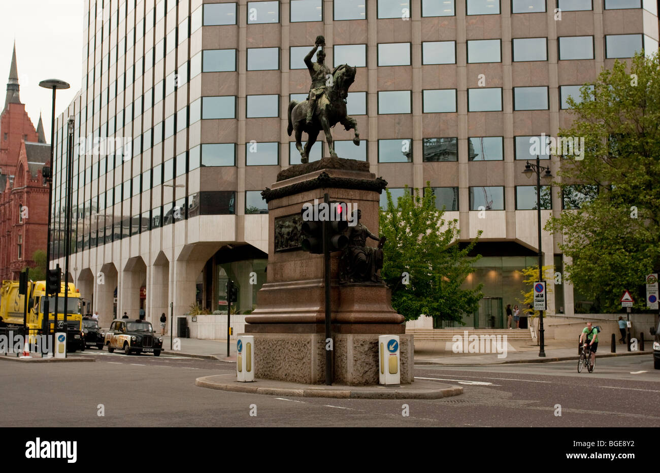 This fine bronze statue of Prince Albert at Holborn Circus was unveiled ...