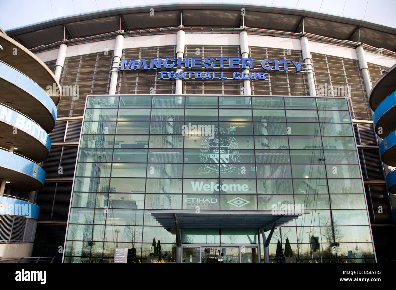 Manchester city stadium entrance hi-res stock photography and images ...