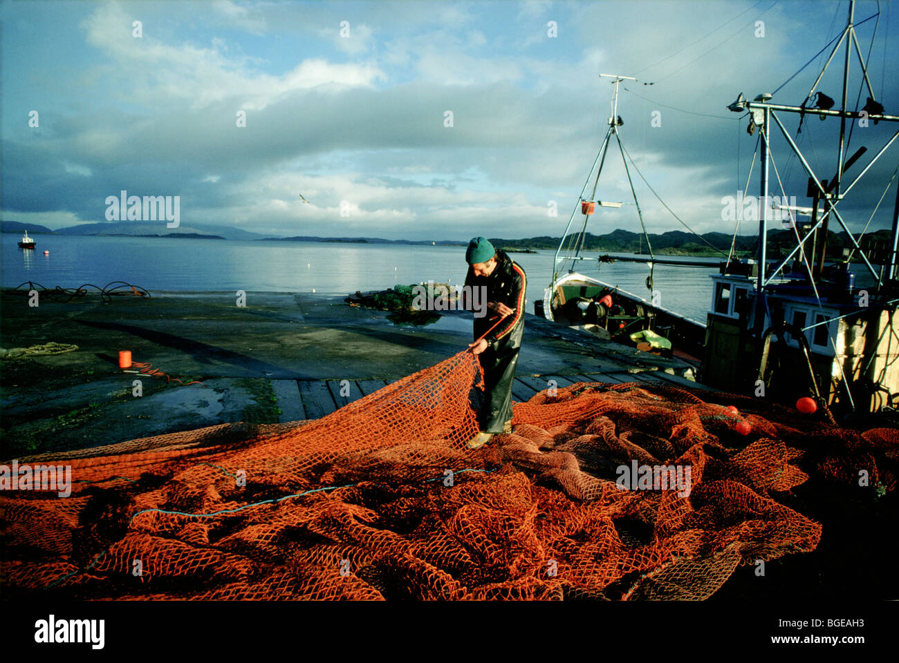 Sea port fisherman boat sailing hi-res stock photography and images - Alamy