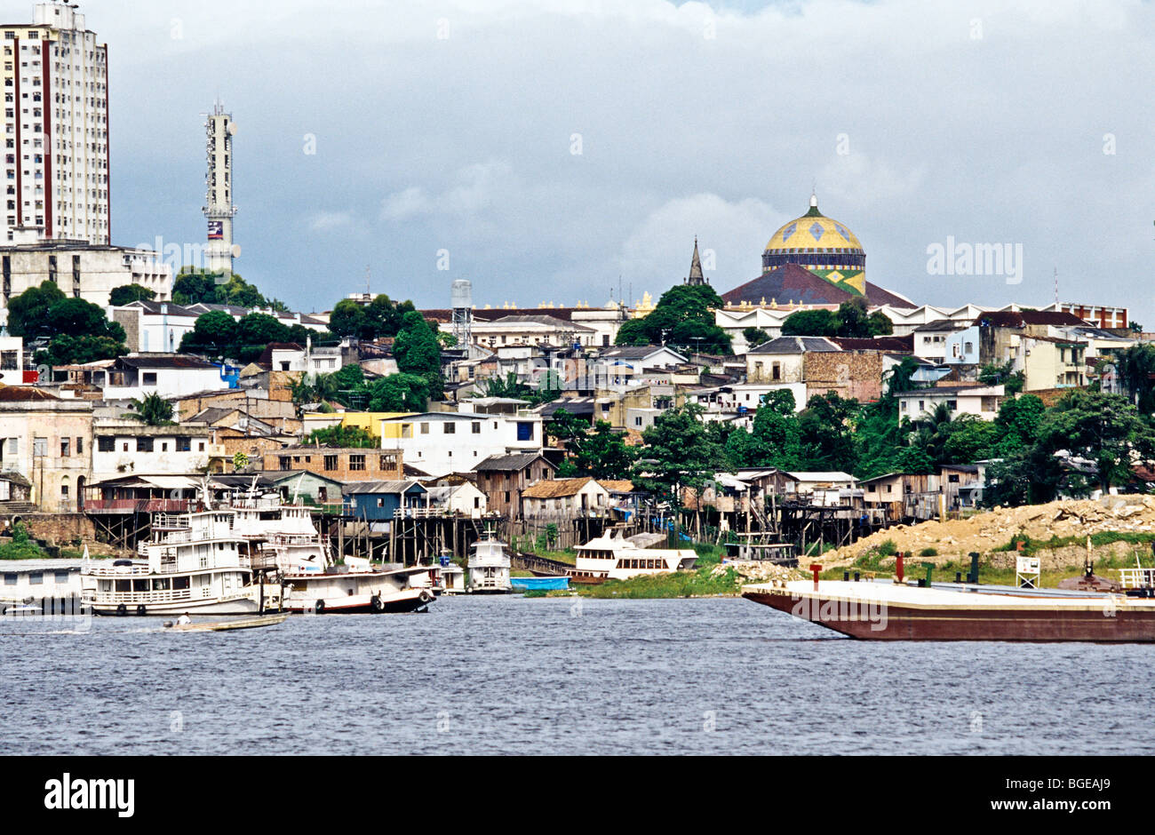 Home to more than a million people Manaus is a thriving industrial port ...