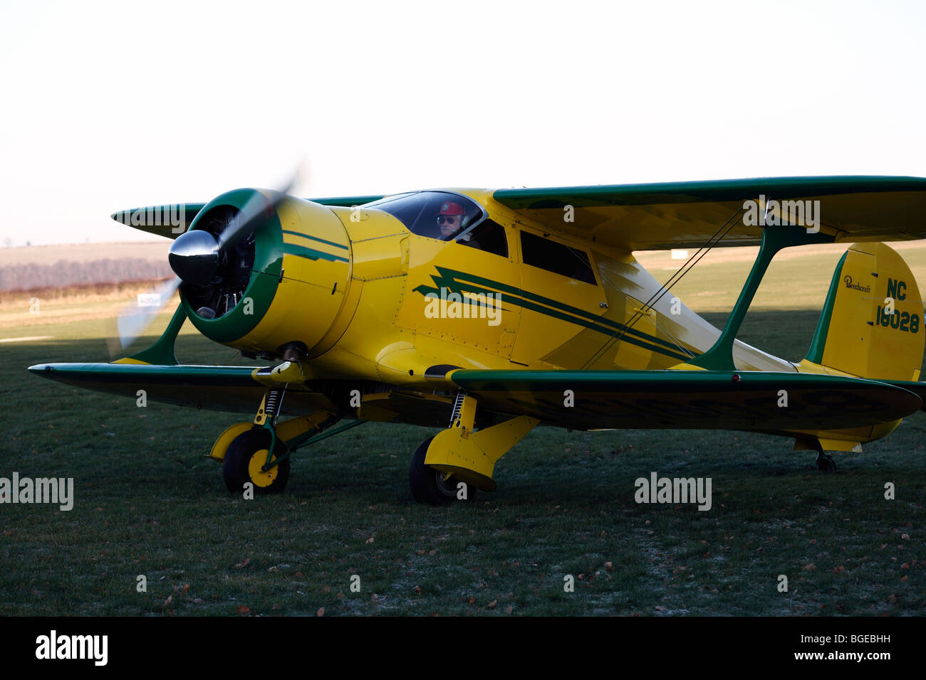Staggerwing aircraft hi-res stock photography and images - Alamy