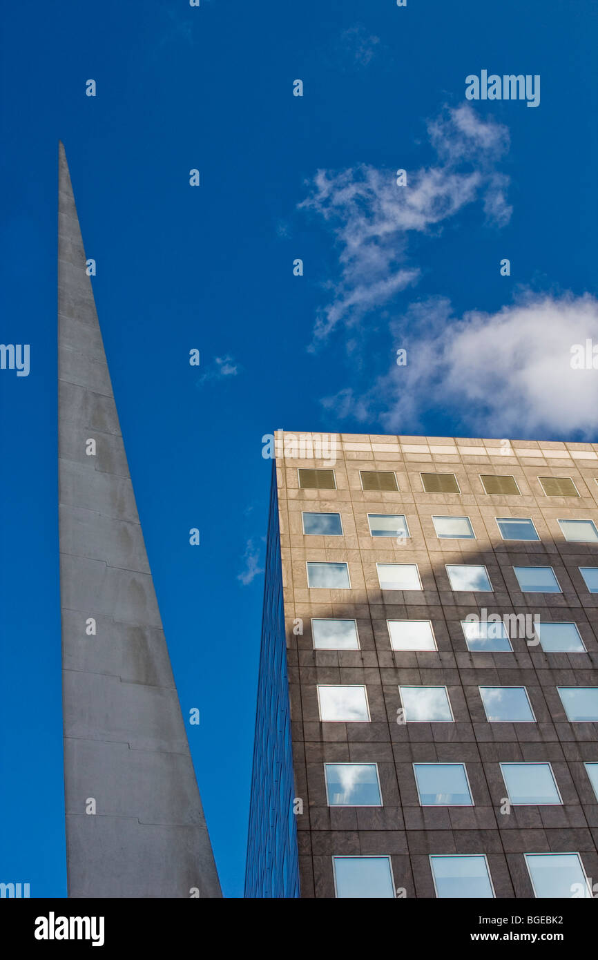 An office building shot against the blue sky Stock Photo - Alamy