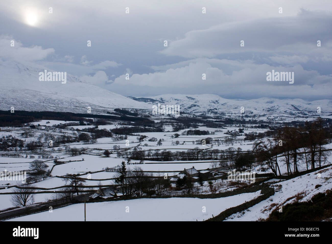 snow on ground Stock Photo - Alamy