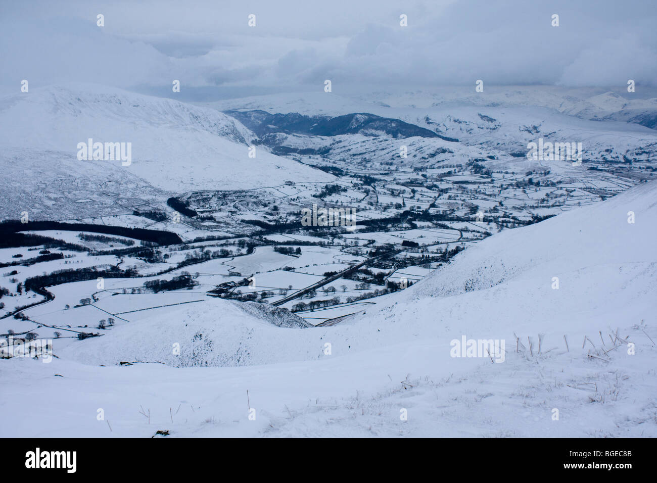 snow on ground Stock Photo - Alamy