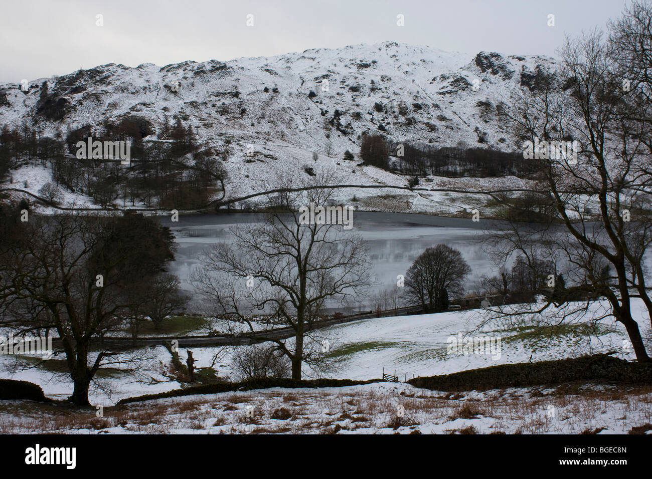 snow on ground Stock Photo - Alamy