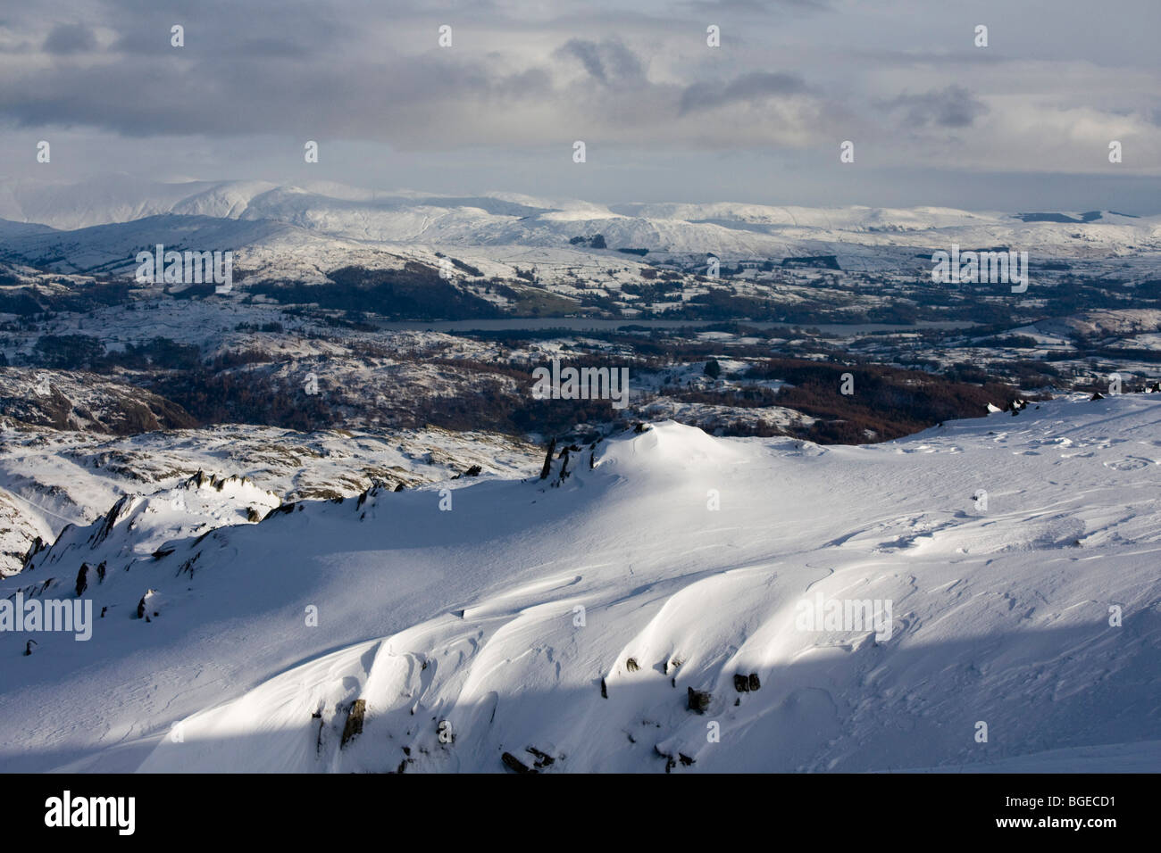 snow on ground Stock Photo - Alamy