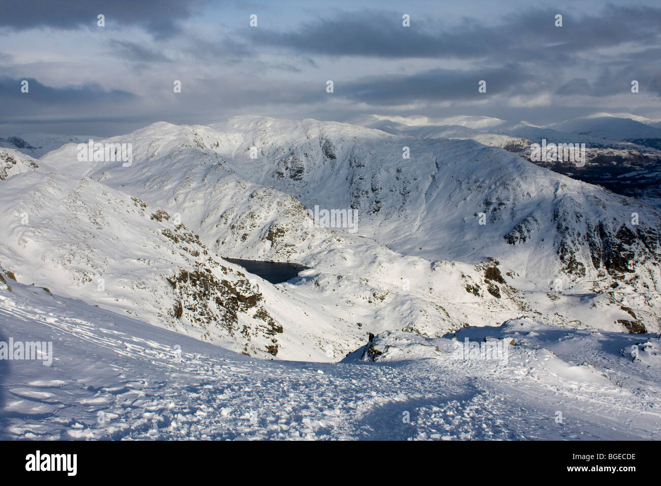 snow on ground Stock Photo - Alamy