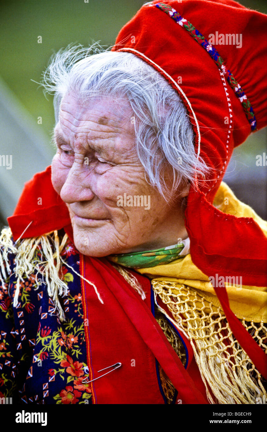 Lapp woman in traditional costume hi-res stock photography and images ...