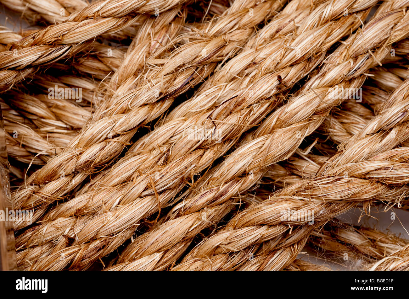A horizontal close up of rope Stock Photo - Alamy