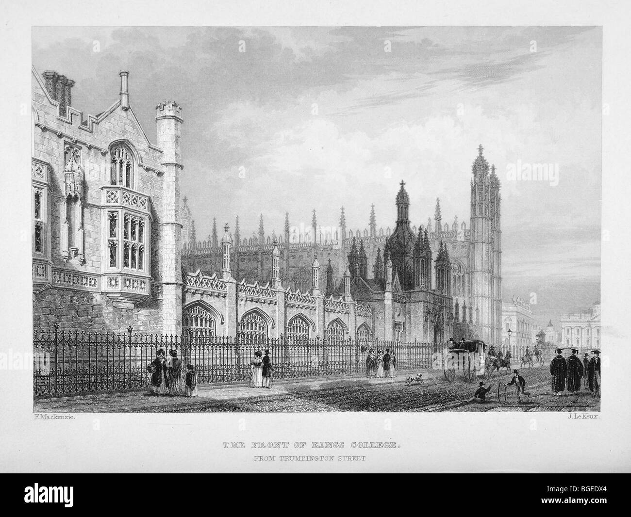 The front of King’s College Stock Photo - Alamy
