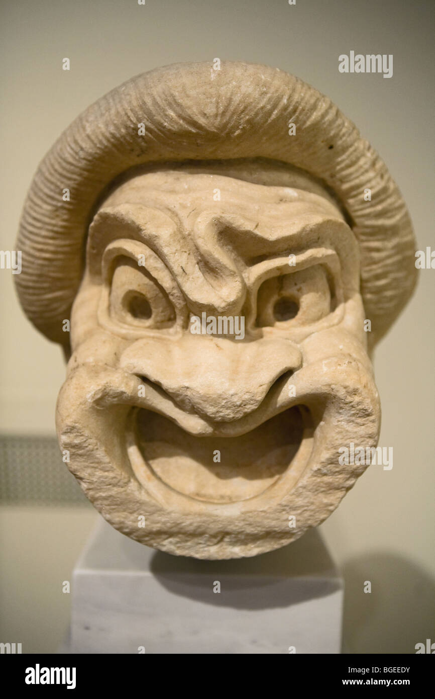 Ancient greek theatre mask hi-res stock photography and images - Alamy