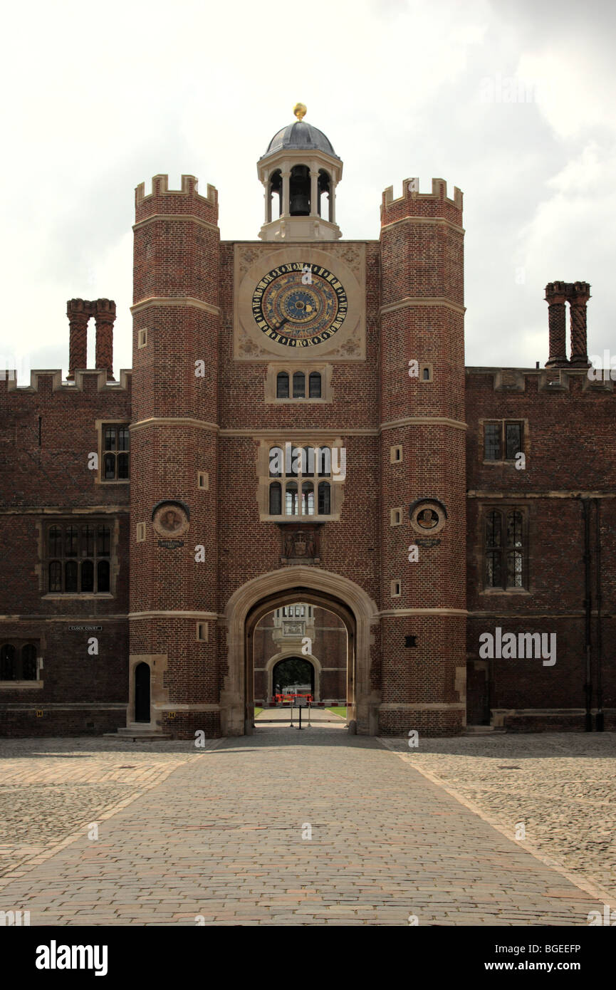The Astronomical Clock Tower, set within the grounds of Hampton Court ...