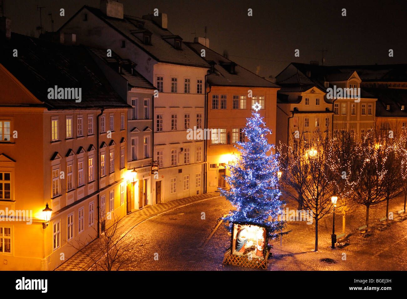 Prague - Kampa - Christmas tree Stock Photo - Alamy