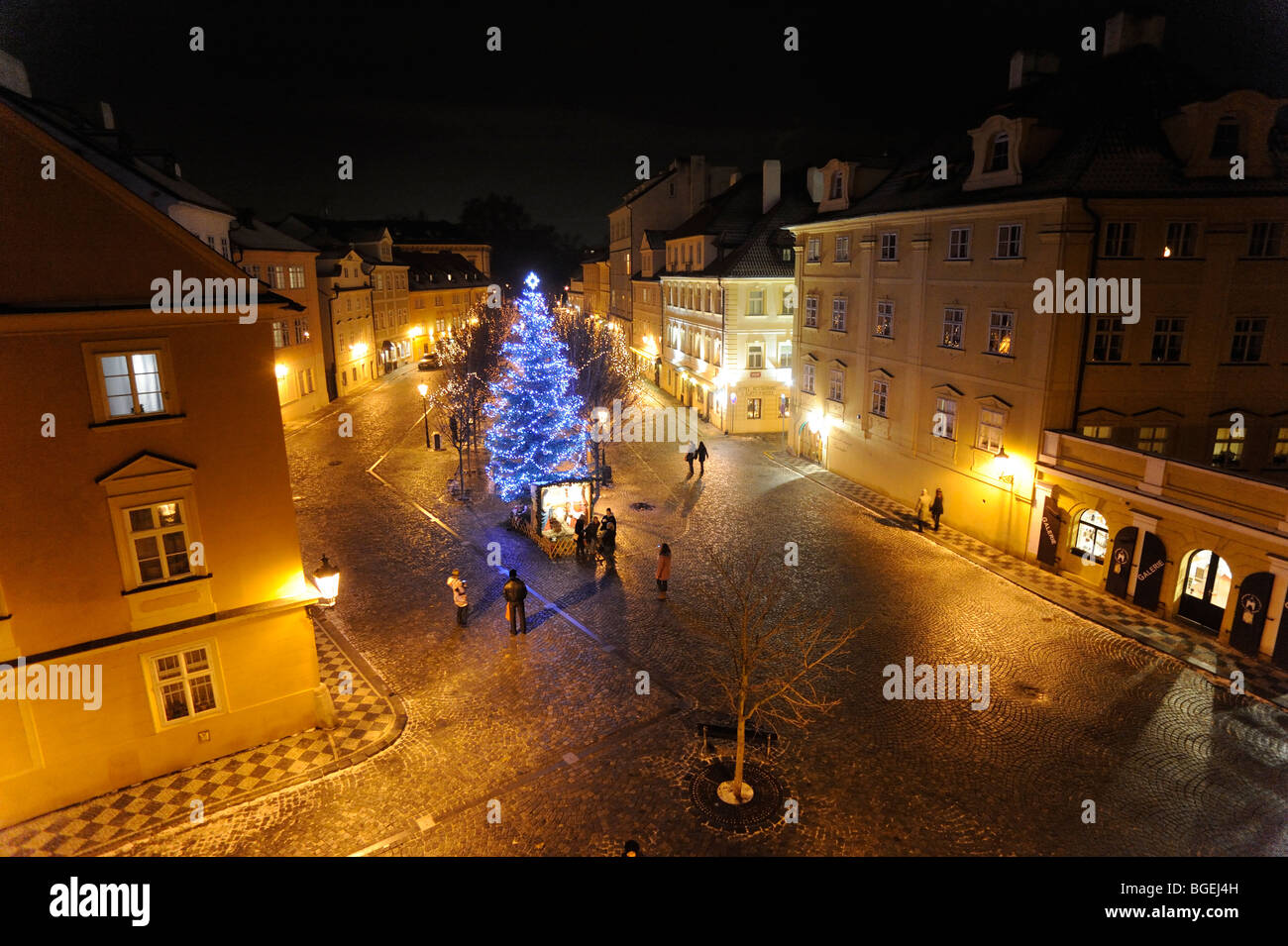 Prague - Kampa - Christmas tree Stock Photo - Alamy