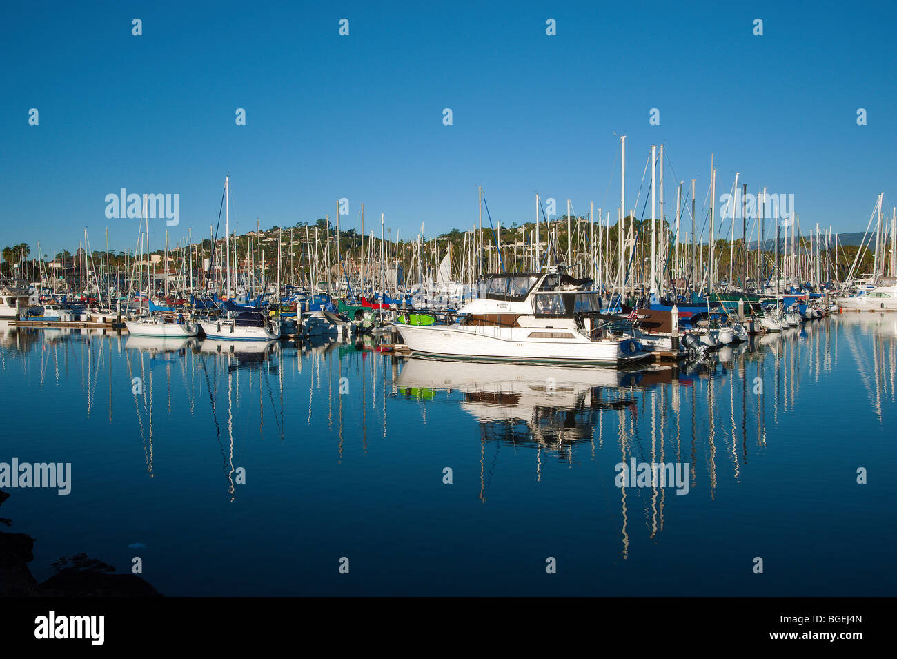 Santa Barbara harbor / marina Stock Photo - Alamy