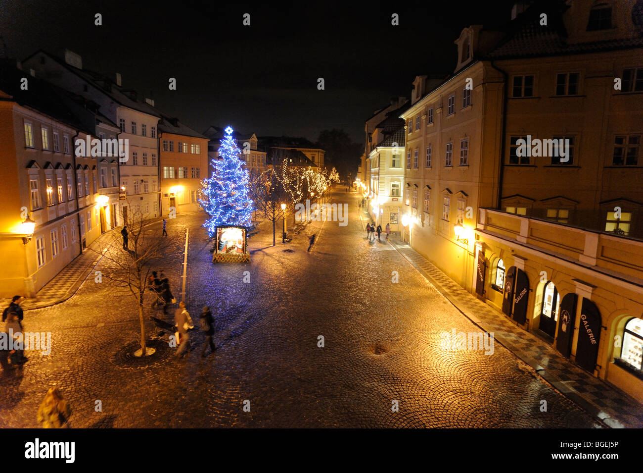 Prague - Kampa - Christmas tree Stock Photo - Alamy