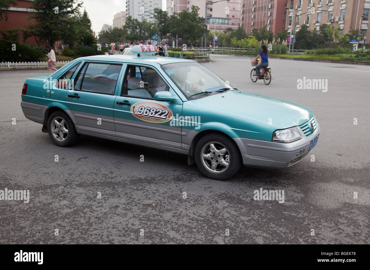 Taxi in Shanghai Stock Photo - Alamy