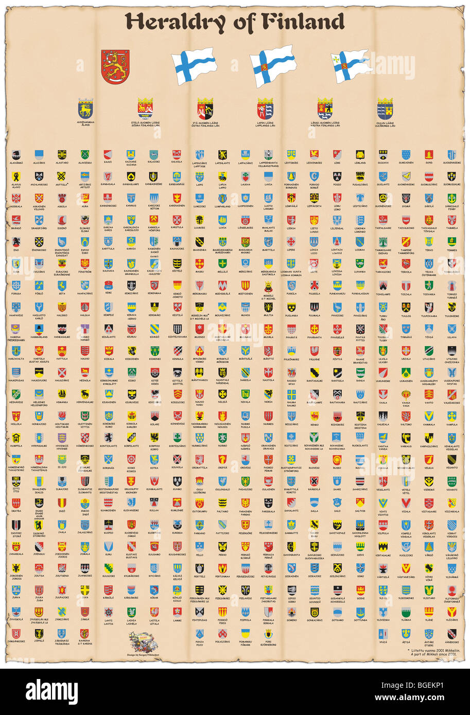 National coat arms finland hi-res stock photography and images - Alamy