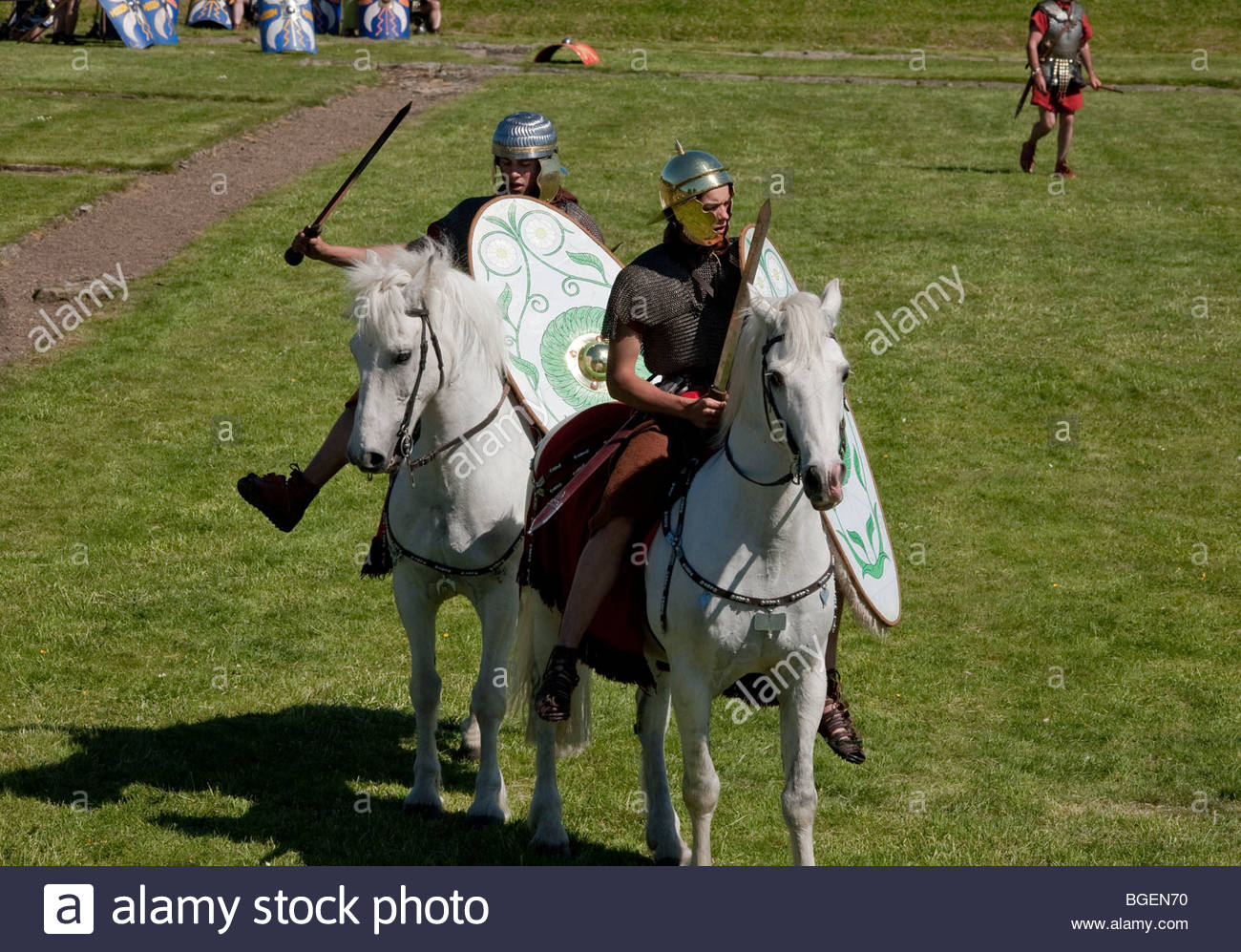 Roman Cavalry Sword Shield Stock Photos & Roman Cavalry Sword Shield ...