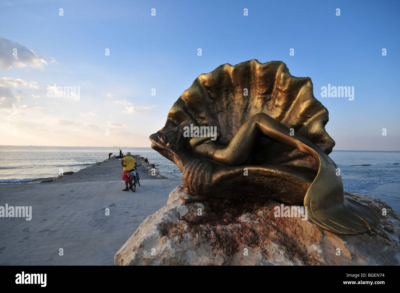 Israel, Haifa Bay, Kiryat Yam, local residents claimed to have seen a ...