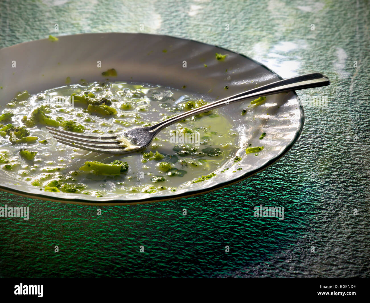 Empty plate food dirty hi-res stock photography and images - Alamy