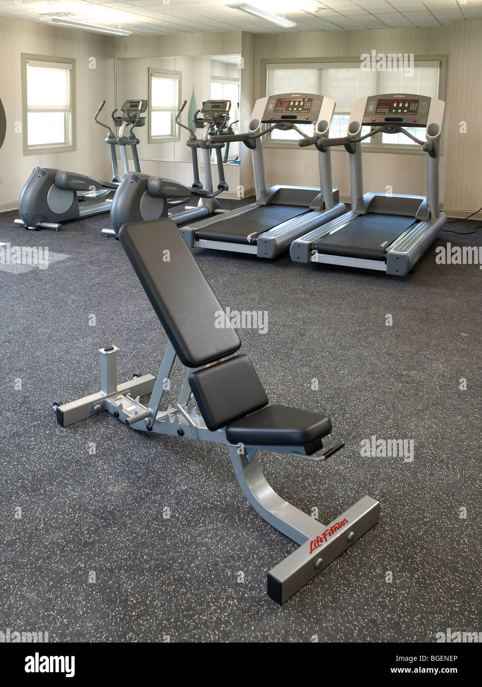 Empty exercise room High Resolution Stock Photography and Images - Alamy