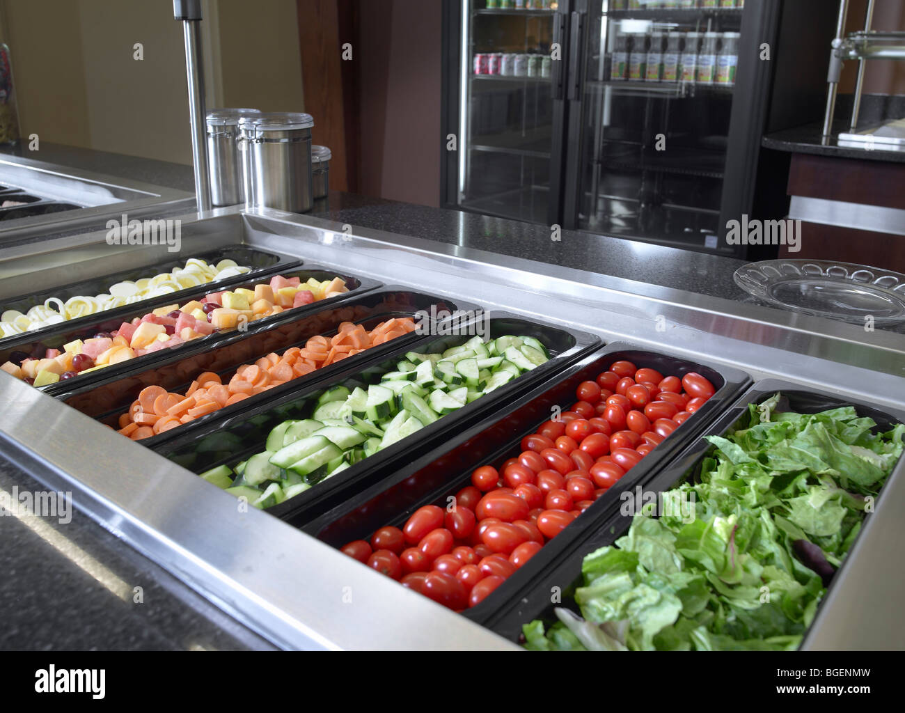 Restaurant Salad Bar, Philadelphia, USA Stock Photo - Alamy