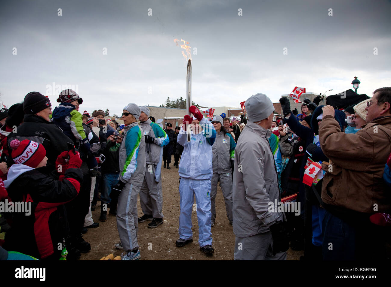 2010 olympic torch relay hi-res stock photography and images - Alamy