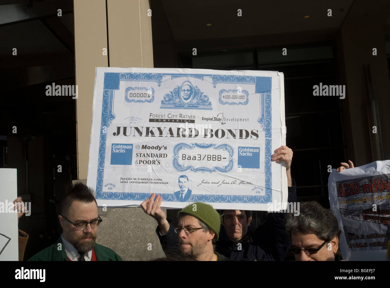 Activists and supporters from Develop Don't Destroy Brooklyn (DDDB) in ...