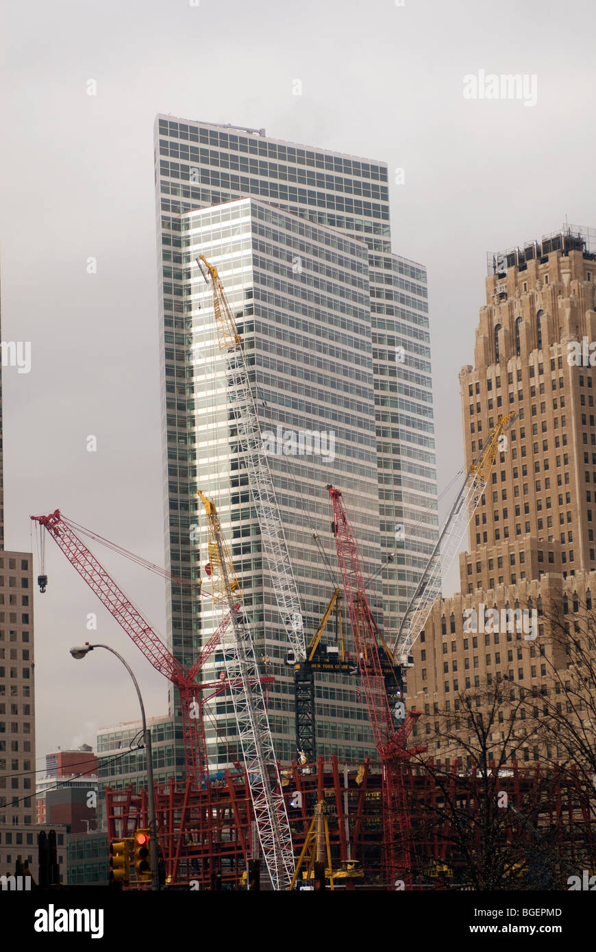 The newly constructed Goldman Sachs building on West Street in Lower ...