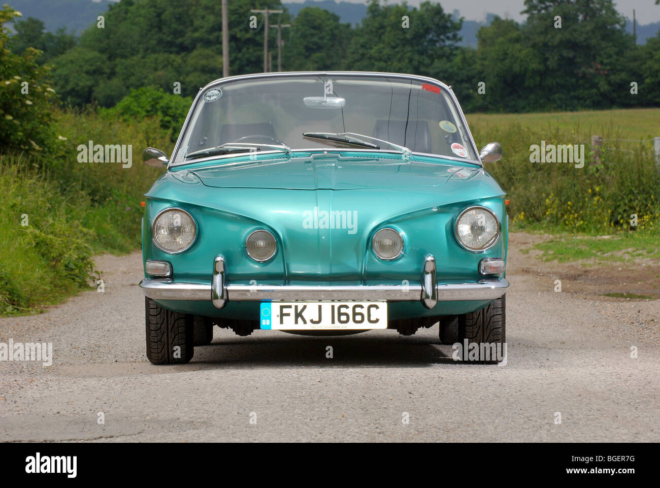 Volkswagen Karmen Ghia Type 34 Razor Edge 1960s cal look with Fuch ...